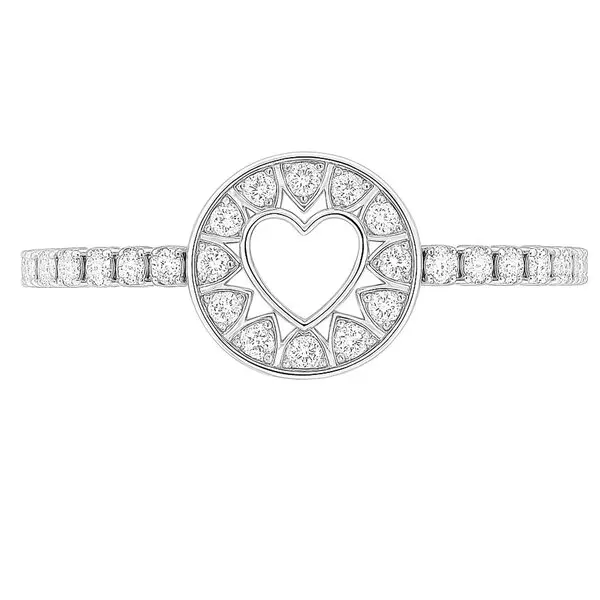 MAISON DE GALA Heart Radiance Bracelet - Silver