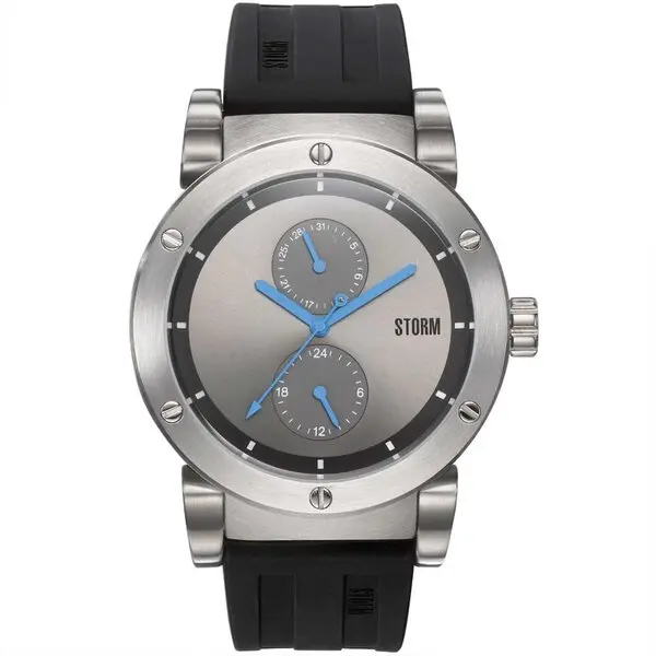 STORM Hydron Rubber Strap Watch - Black/grey