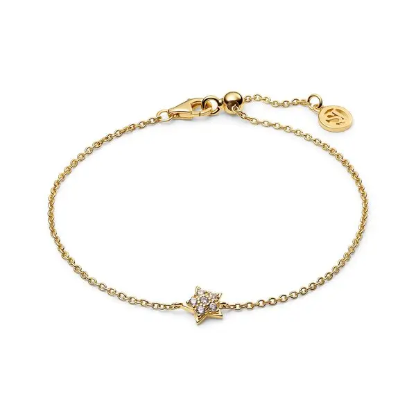 SIF JAKOBS JEWELLERY Astri Gold Bracelet By - Gold/white