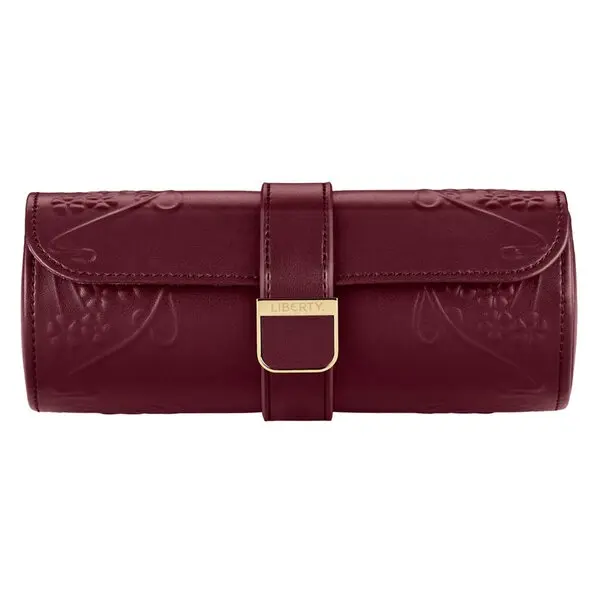 Wolf Liberty Triple Watch Roll - Red