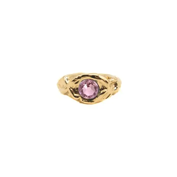 CASA CALA Cala Lila-gold Ring - Gold/pink