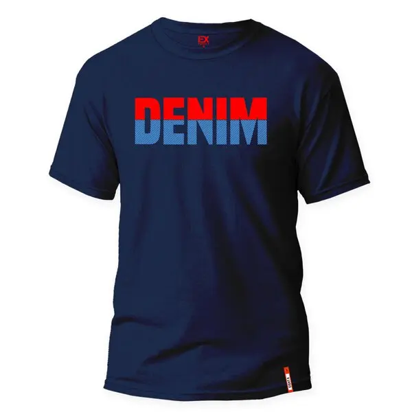 EIGHT X Big Denim Street T-shirt Navy
