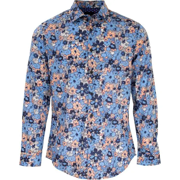 LORDS OF HARLECH Norman Wunderbar Floral - Blue