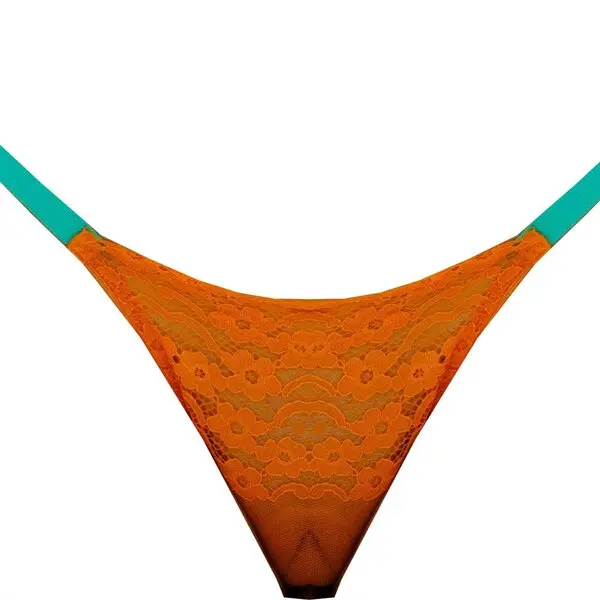 NOBLESSE OBLIGE Pop Lace Panty - Orange