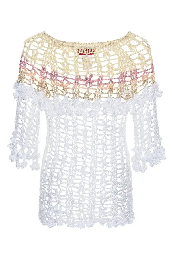ANDREEVA Crochet Top - Yellow