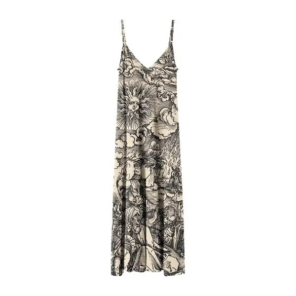 ALOHA FROM DEER Fifth Seal' Maxi Dress - Black