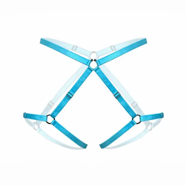 MONIQUE MORIN LINGERIE Amphitrite Harness - Blue