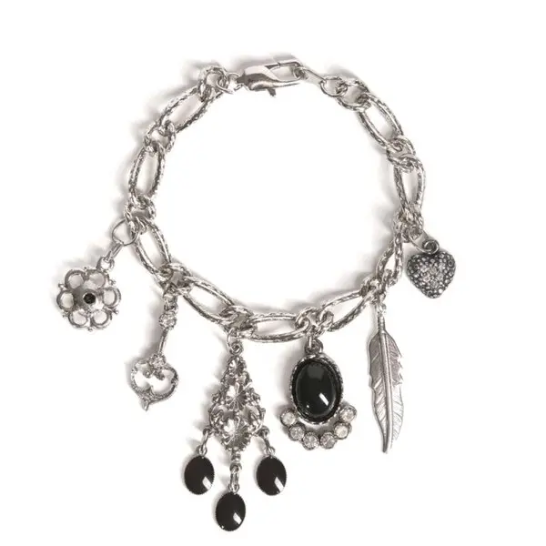 CARAMEL VINTAGE JEWELLERY Charm Bracelet - Silver