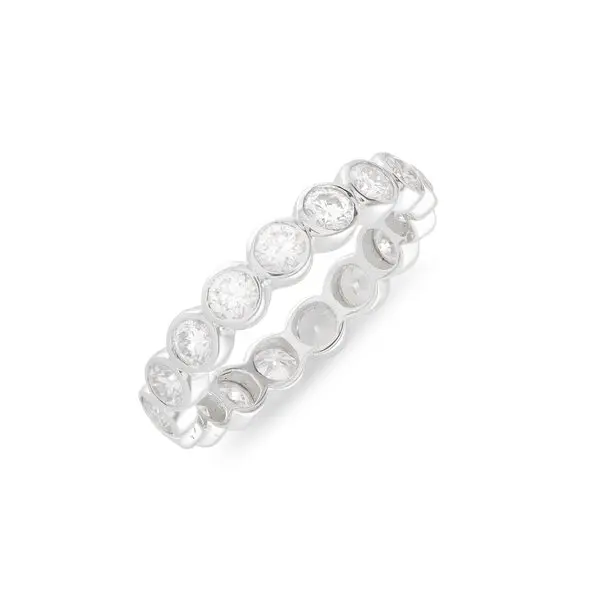 AUREE JEWELLERY Ortigia Moissanite Sterling Ring - Silver