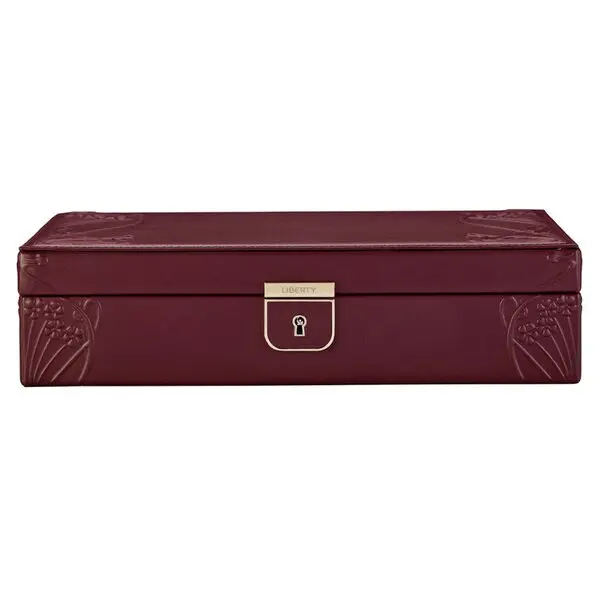 Wolf X Liberty Medium Jewellery Box - Red