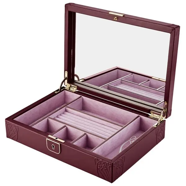 Wolf X Liberty Medium Jewellery Box - Red