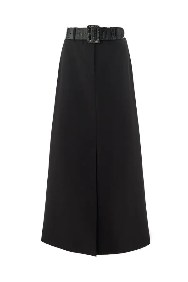 EXQUISE Arlette Belted Skirt