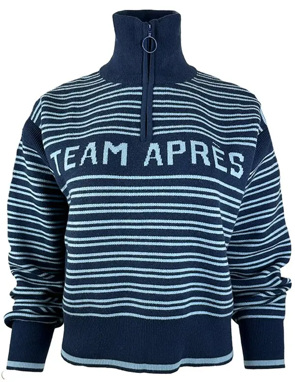 TEAM EVENT Merino Wool Quarter Zip Sweater