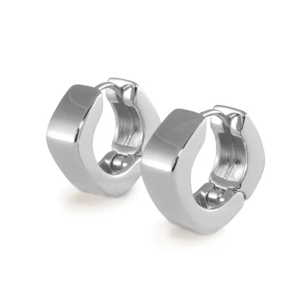 HYE JANE JEWELRY Dana Geo Huggie Earrings - Silver