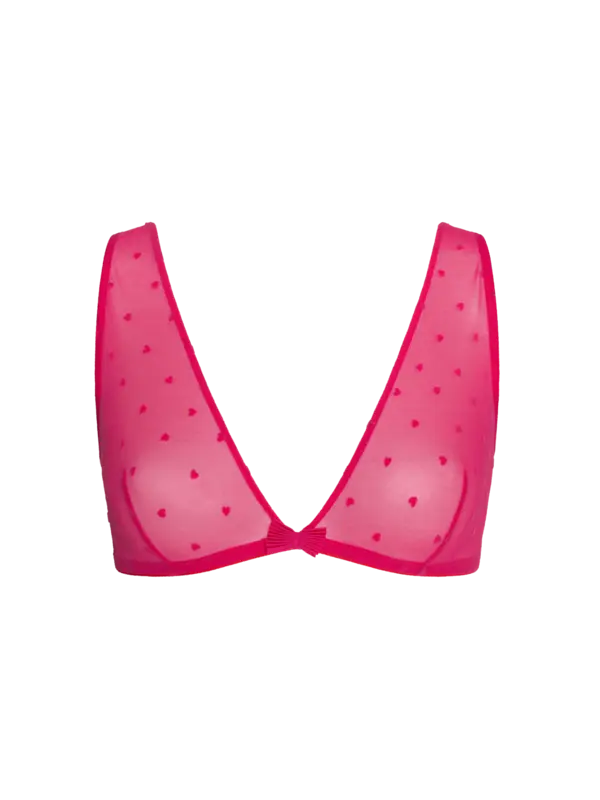 BONBON LINGERIE Heartbeat Triangle Bra - Pink