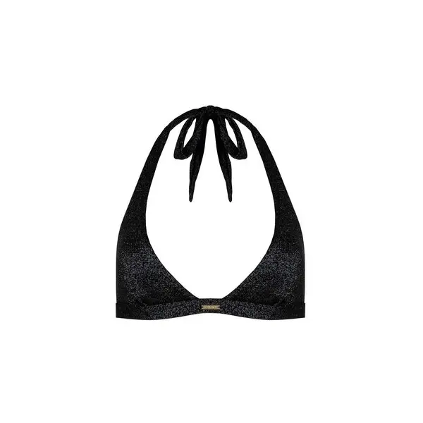 MONARCH Gisele Halter Neck Bikini Top - Black