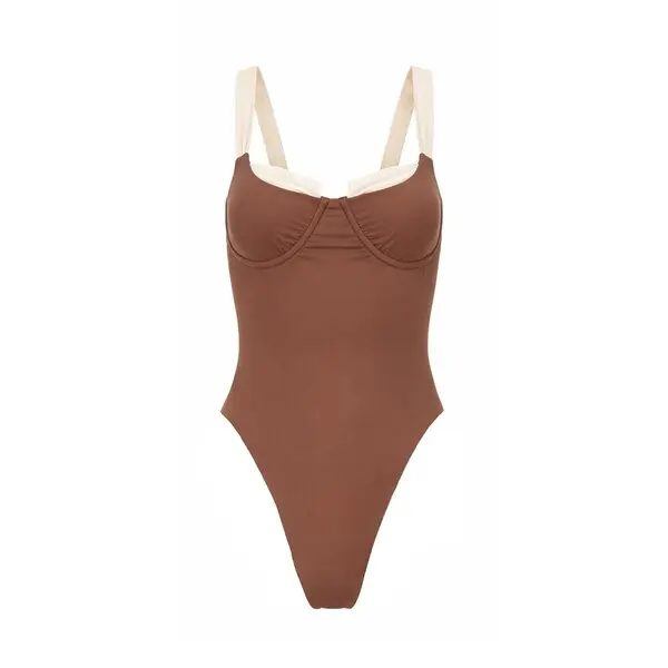 BELLETAGE SWIMWEAR Ahau One-piece - Brown