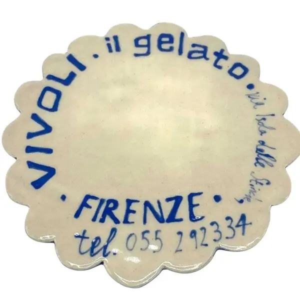 L&CLAY CERAMICS Vivoli Coaster - Blue