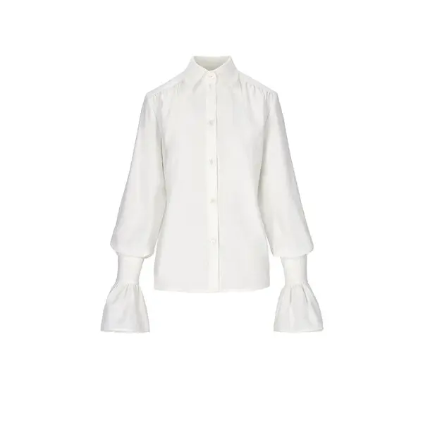 MANDRAGORA Cotton Shirt With Decorative Cuffs
