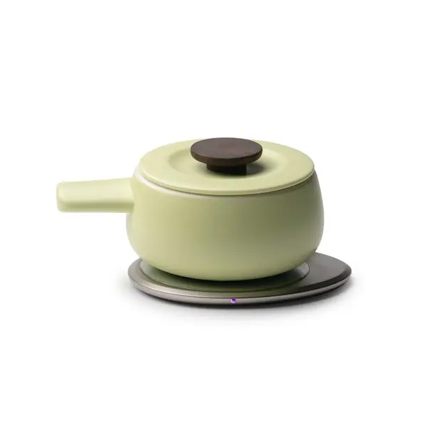 OHOM Fondi Self-heating Fondue Set Verde - Green