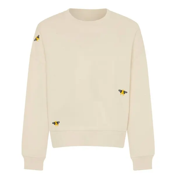 INGMARSON Bee Embroidered Sweatshirt