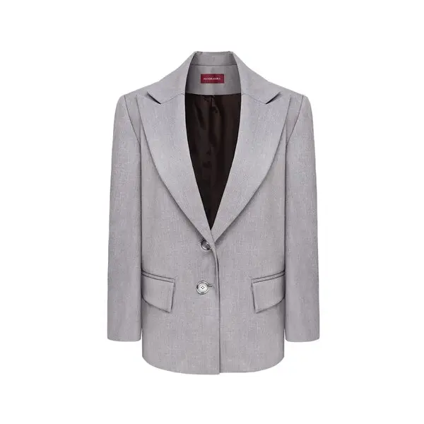MANDRAGORA Oversized Blazer - Grey