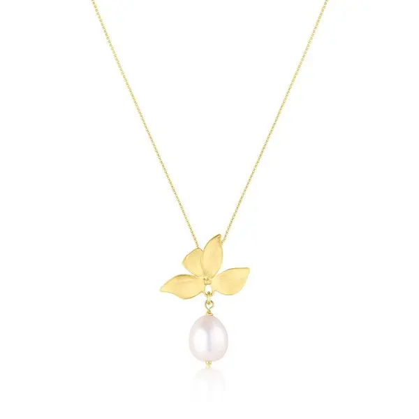 SET & STONES Maeve Pendant Necklace - White/gold