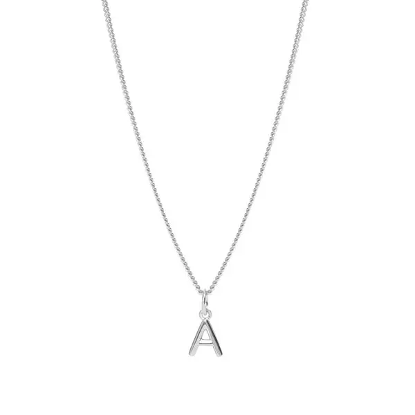 MURU Little Love Letter Necklace - Silver