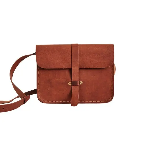 VIDA VIDA Buffalo Leather Cross Body Satchel