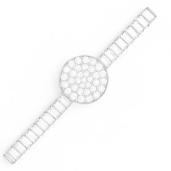 MAISON DE GALA Pure Radiance Crystal Bracelet - Silver