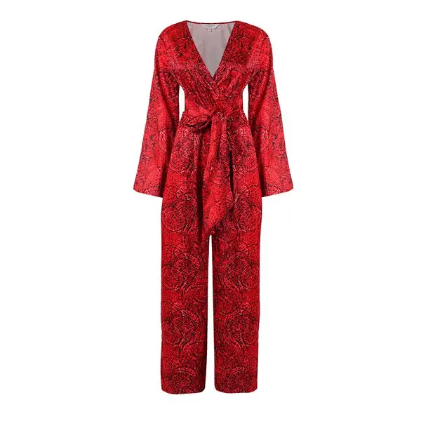 RAISHMA Blake Jumpsuit - Red