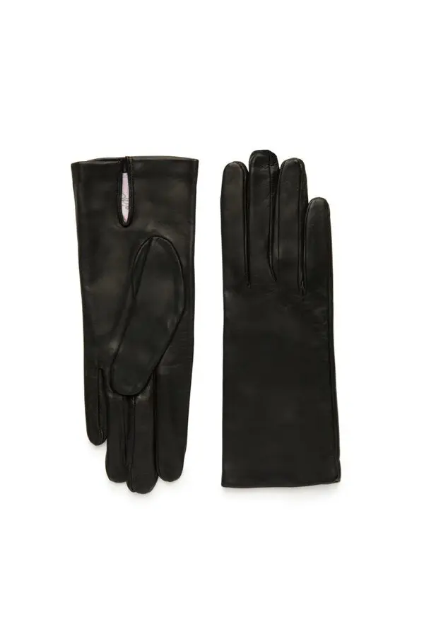 NINA NIEVES Corto Lambskin Gloves - Black