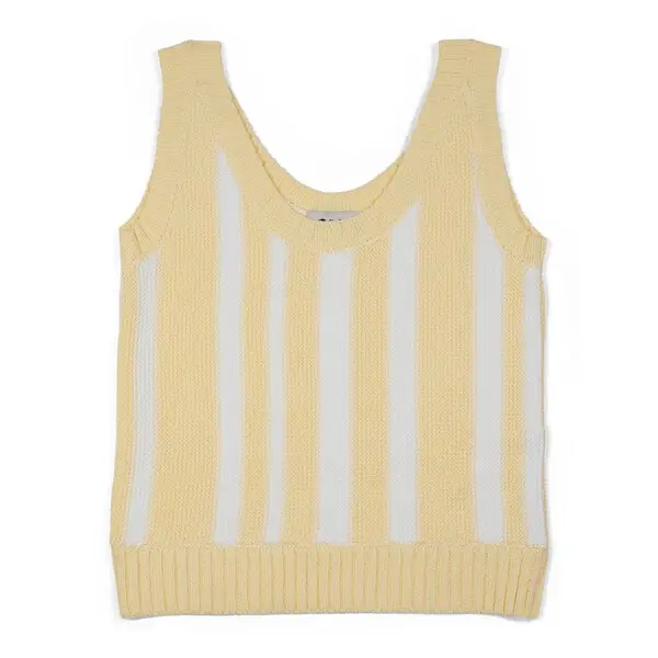 GIGI KNITWEAR Striped Tank Top
