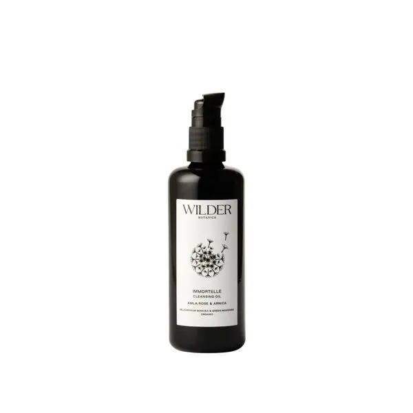 WILDER BOTANICS Immortelle Cleansing Oil - Black