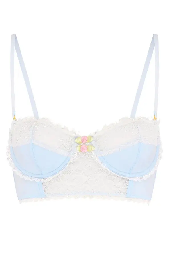 WILD LOVERS LONDON Willow Bustier - Blue