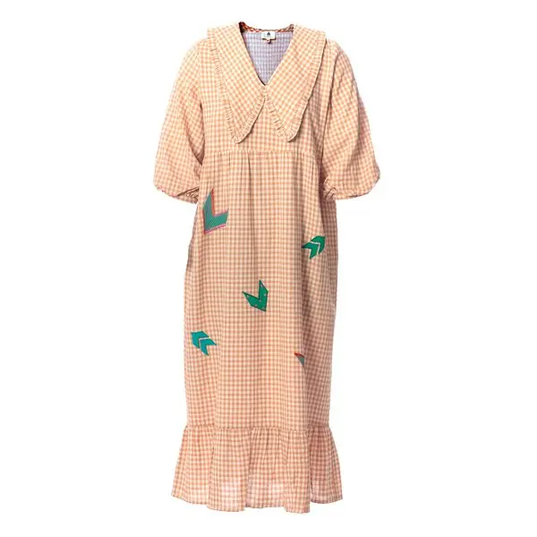 SR BY SONALI RAMAN Mid-calf Length Cotton Dress