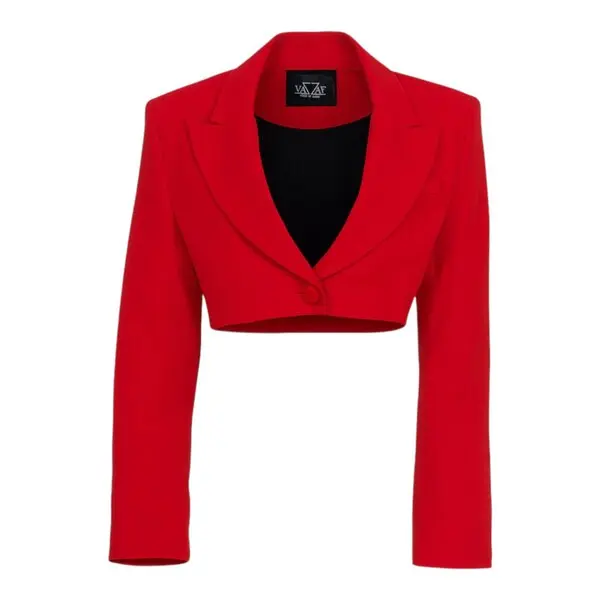VAZAF Structured Cropped Blazer