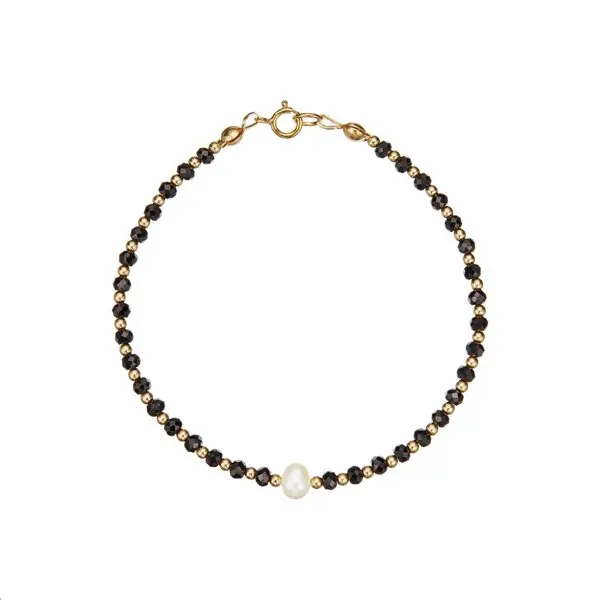 LILY & ROO Spinel Gemstone Bracelet - Gold