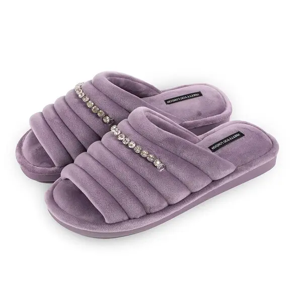 PRETTY YOU Frankie Slippers - Purple