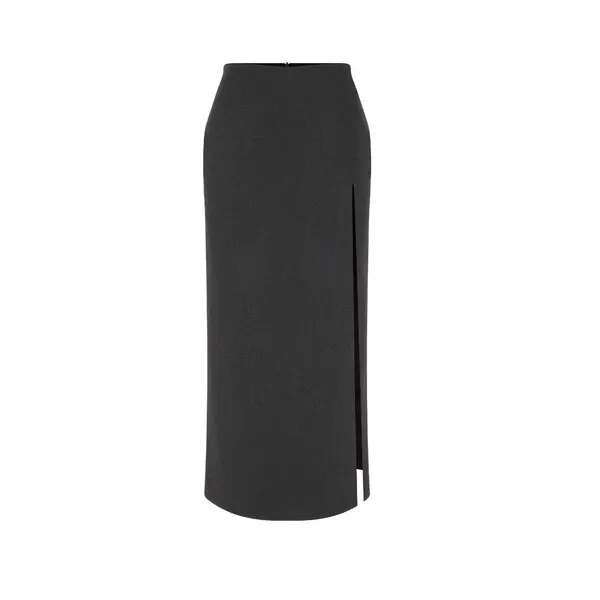NAZLI CEREN Lea Twill Maxi Skirt