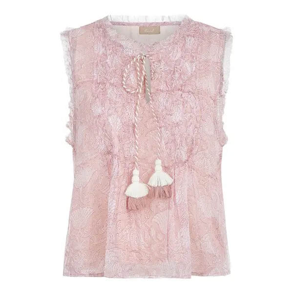 LIMINAL Lola Floral Blouse - Pink