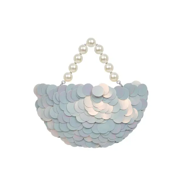 D’lueur Atelier Demi Lune Bag With Pearl Handle