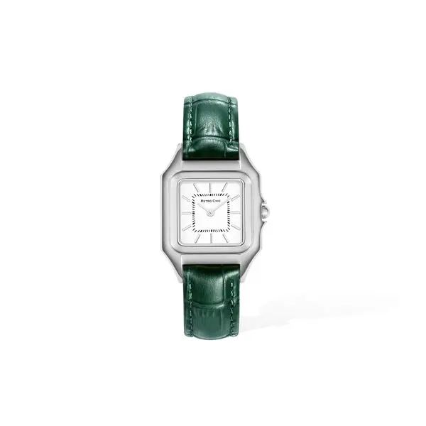 RETRO CHIC Vatican Majesty Watch - Green/silver