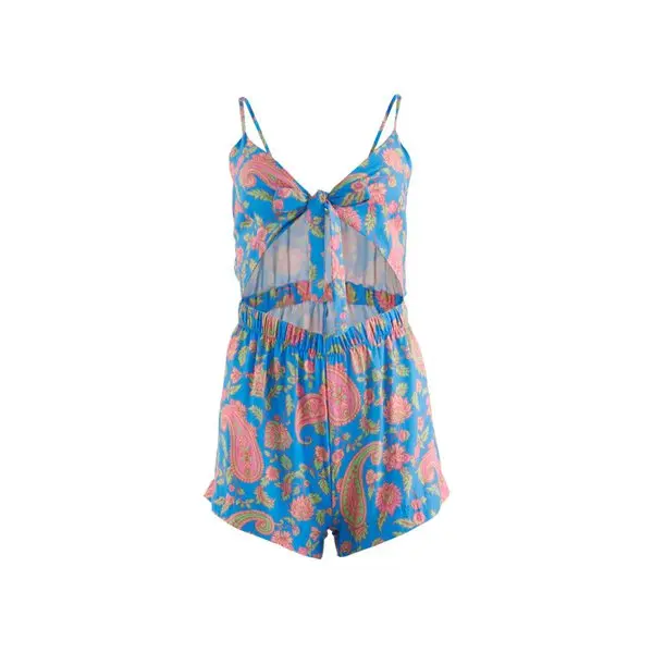 MORRATO BALI Clarissa Ainsley Marina Short Jumpsuit - Blue