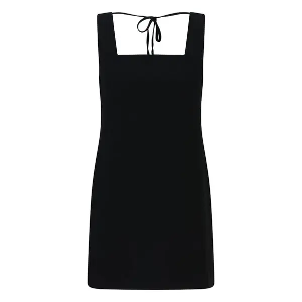 BALOU Linen Slip-on Mini Dress