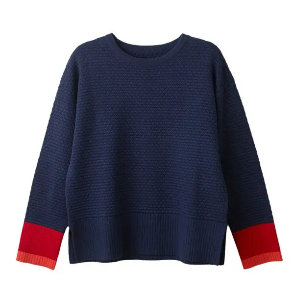 COVE Davina Waffle Stitch Jumper