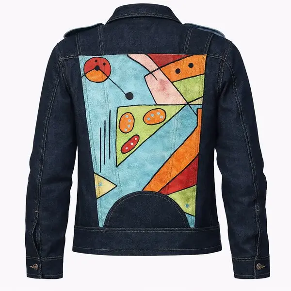 ZASTASTUDIO Denim Jacket With Embroidery - Blue