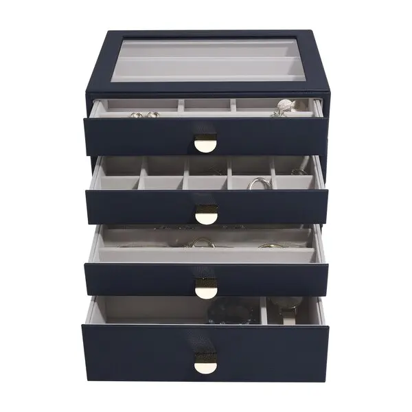 STACKERS Classic Set Of Four Drawers - Blue