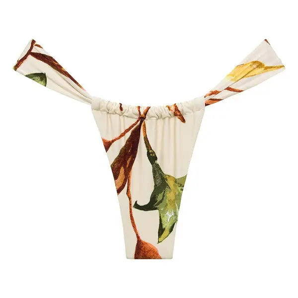 MONTCE Rooted Floral Sandra Bikini Bottom - Brown
