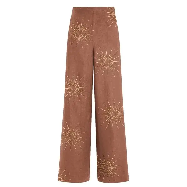 ALOHA FROM DEER Gentle Gold Long Loose Pants